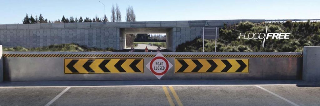 Flood Barrier Protects Belfast NZ - AWMA