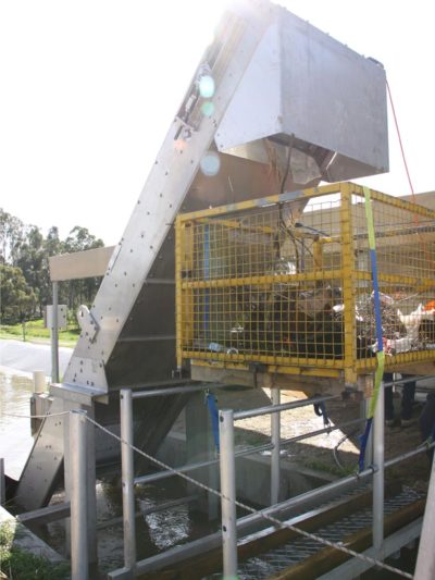 Trash Screens & Trash Racks – Trash Rack Cleaning System | AWMA