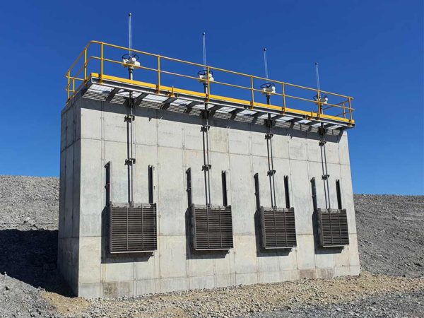 Penstock Valves and Bar Screens for Mine Water Release Dam - AWMA