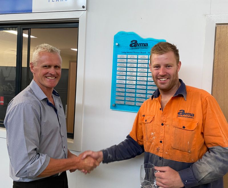 Scott's 10years with AWMA - AWMA