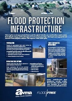 Flood Protection Infrastructure Poster 2023 - AWMA